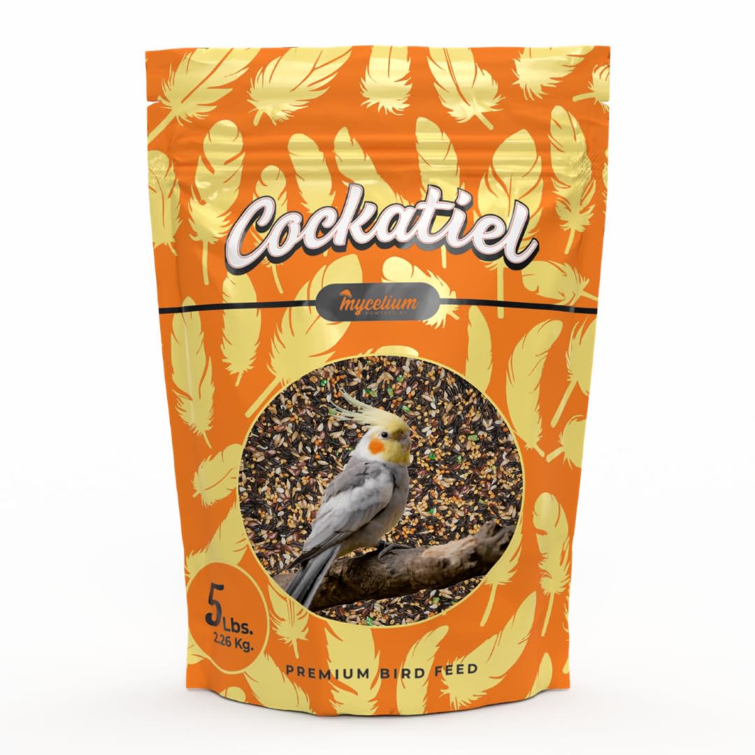 Snapklik.com : Mycelium Cockatiel Protein 5LB Organic Bird Food For ...