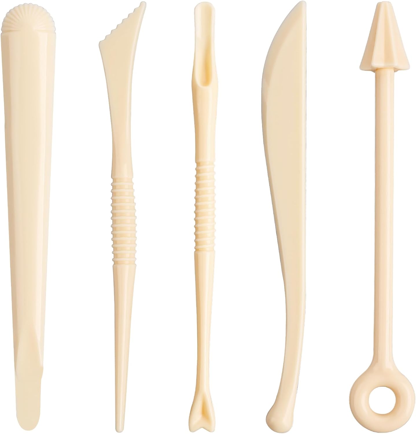 Amazon.com: ZEYIYER 5pcs Clay Tools, Plastic Clay Sculpting Tools ...