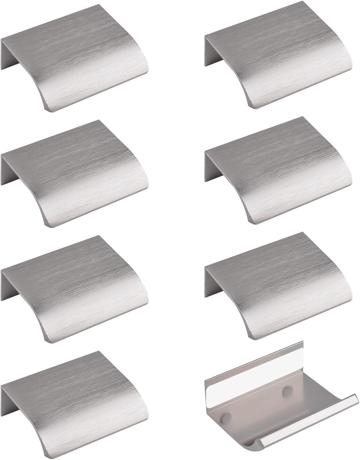 MOROBOR Finger Edge Pull, 8pcs Concealed Handle Aluminum Alloy ...