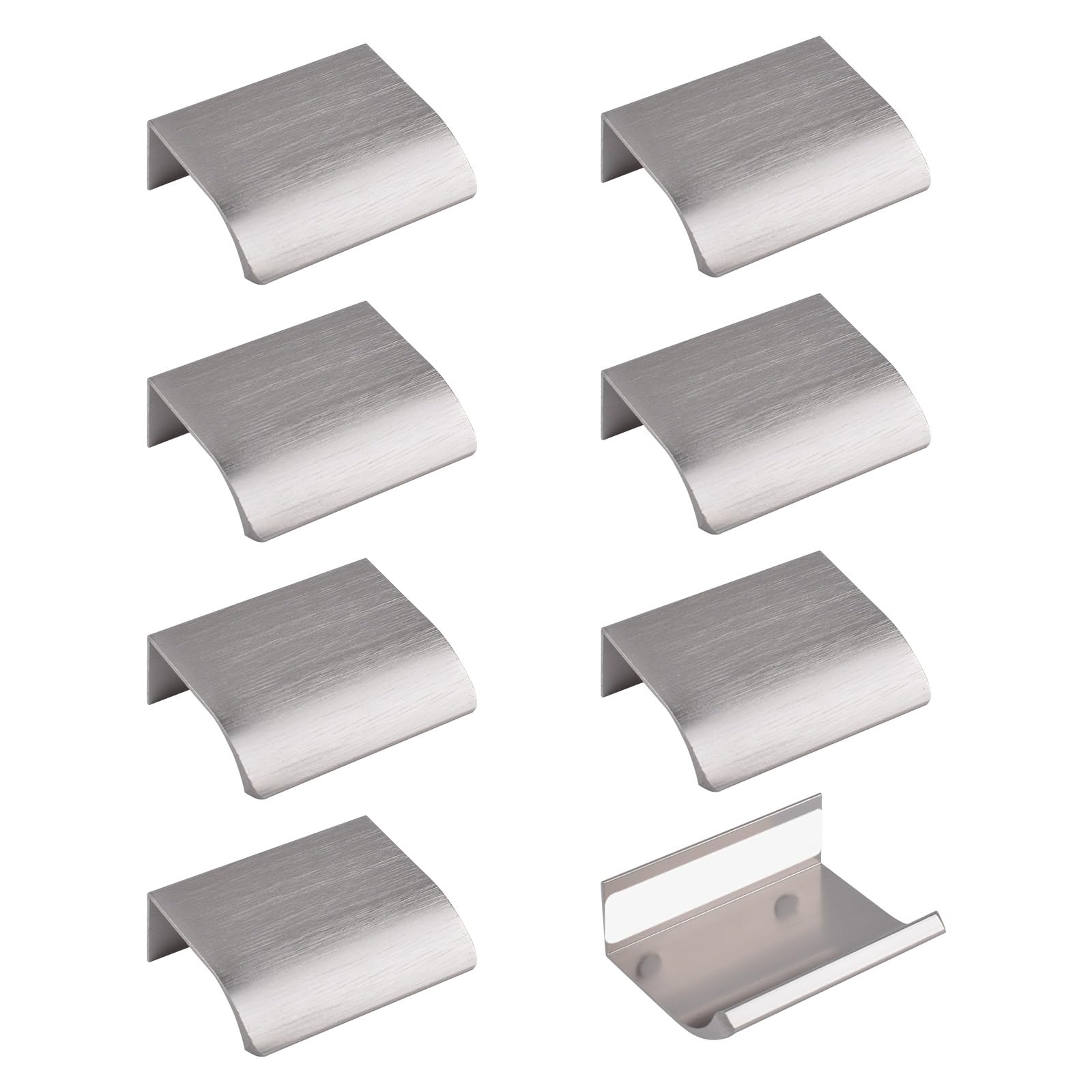 MOROBOR Finger Edge Pull, 8pcs Concealed Handle Aluminum Alloy ...