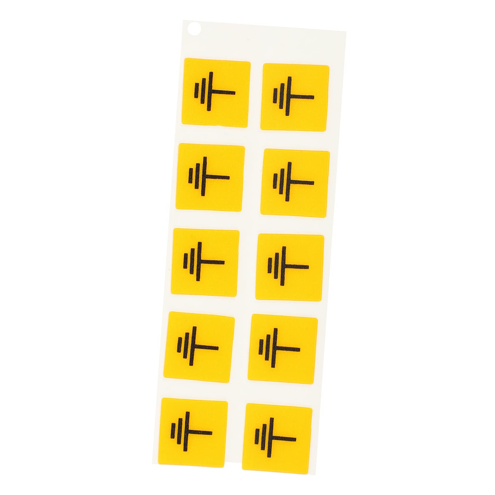 Amazon.com: 10pcs Electrical Grounding Stickers Warning Electrical ...