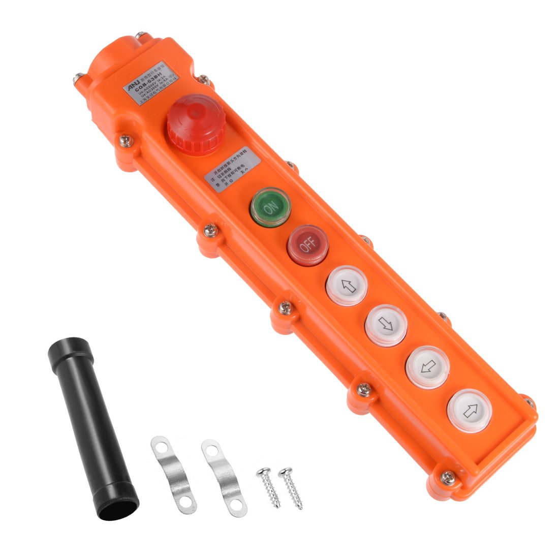 Buy uxcell Hoist Crane Pendant Control Station Push Button Switch Up ...