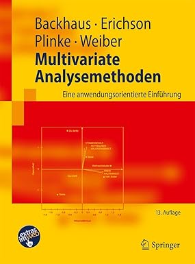 Multivariate Analysemethoden: Eine anwendungsorientierte Einführung (Springer-Lehrbuch ...