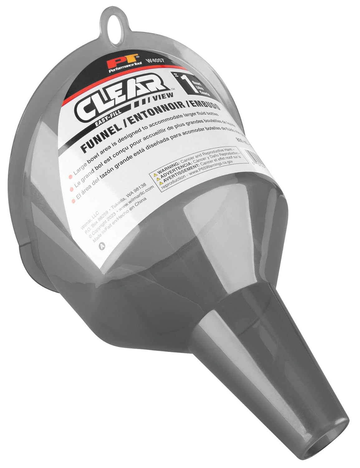 Amazon.com: Performance Tool W4057 Clear View Easy-Fill Funnel - 1 ...