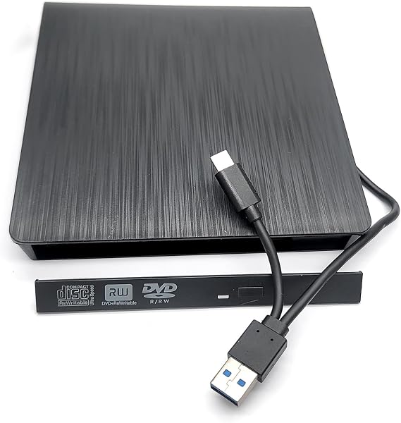 Amazon.com: 2-in-1 USB 3.0 & Type-C External Optical Drive Housing Case ...