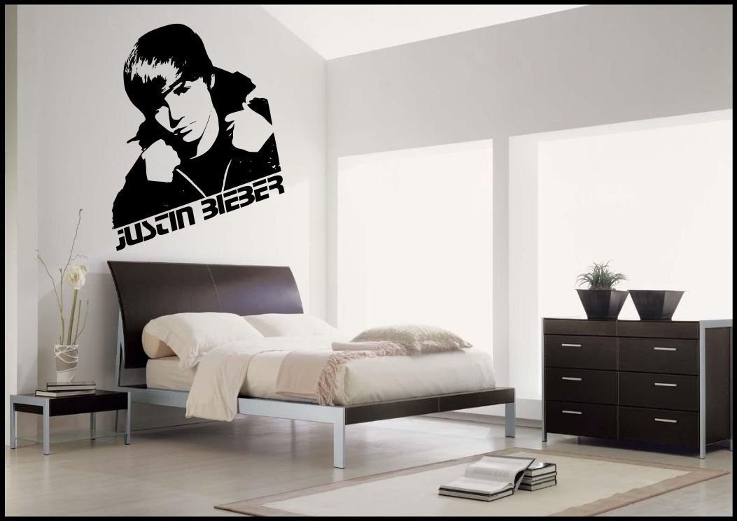 Justin Bieber Wall Decal Justin Bieber Wall Art For Sale | Redbubble