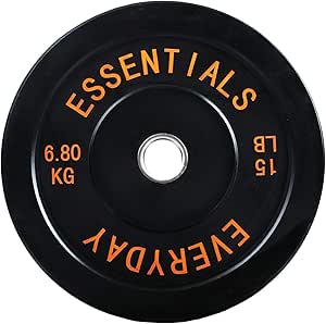 Amazon.com : Elevon Color-Coded Bumper Plates with Weight Labels, 2 ...