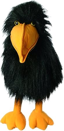 Amazon.com: The Puppet Company Large Birds Crow Hand Puppet, 16 inches ...