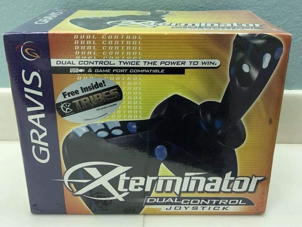 Gravis Xterminator Dual Control - Joystick - 9 bouton(s) - noir ...