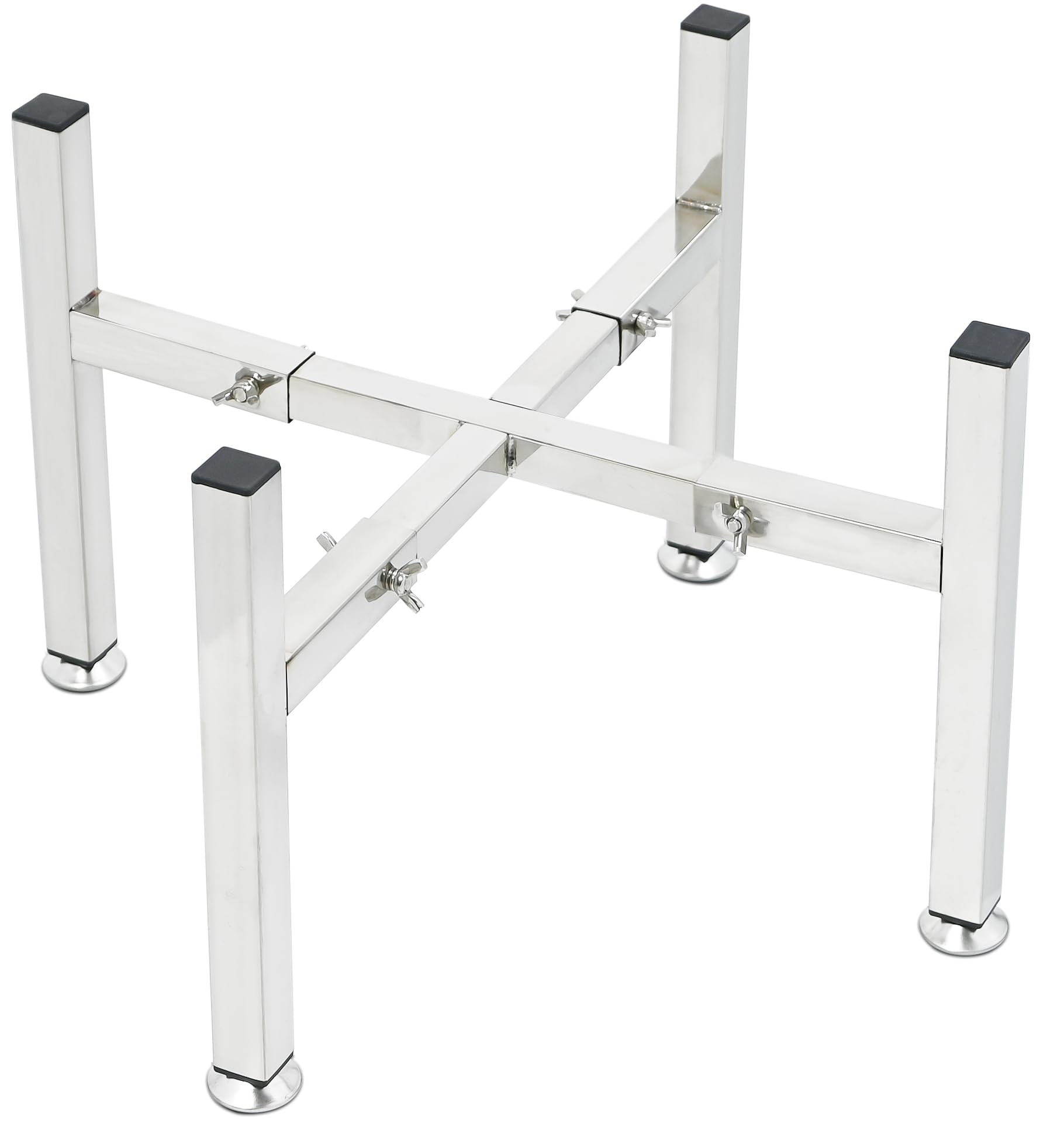 Amazon.com: Lamudo Firepit Stand with Adjustable Feet, Stainless Steel ...