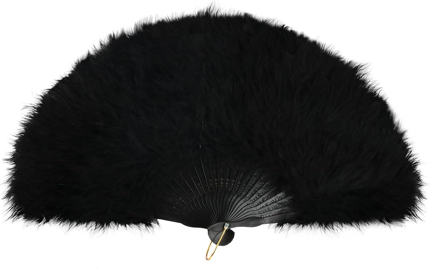 Amazon.com: FYYTARO Feather Hand Fan, 1920s Vintage Style Marabou ...