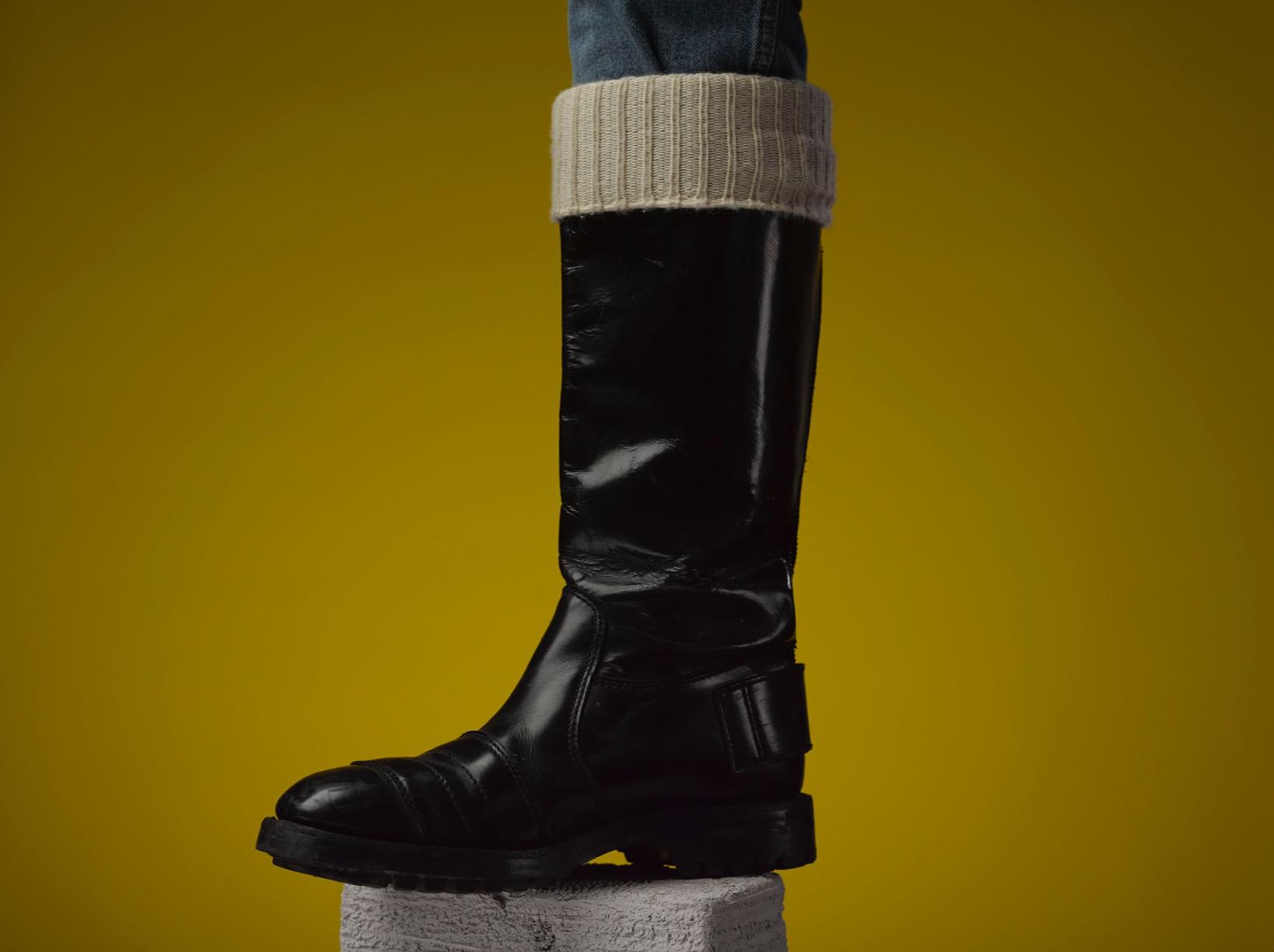 Mens 80% Aran Wool Extra Long Fisherman & Angling Seaboot Socks in ...