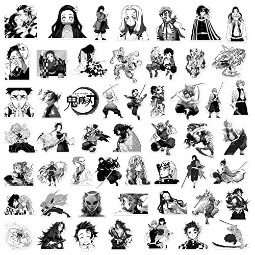 Demon Slayer Anime Stickers Pack 50 PCS |Stickers for Car,Laptop,Water ...