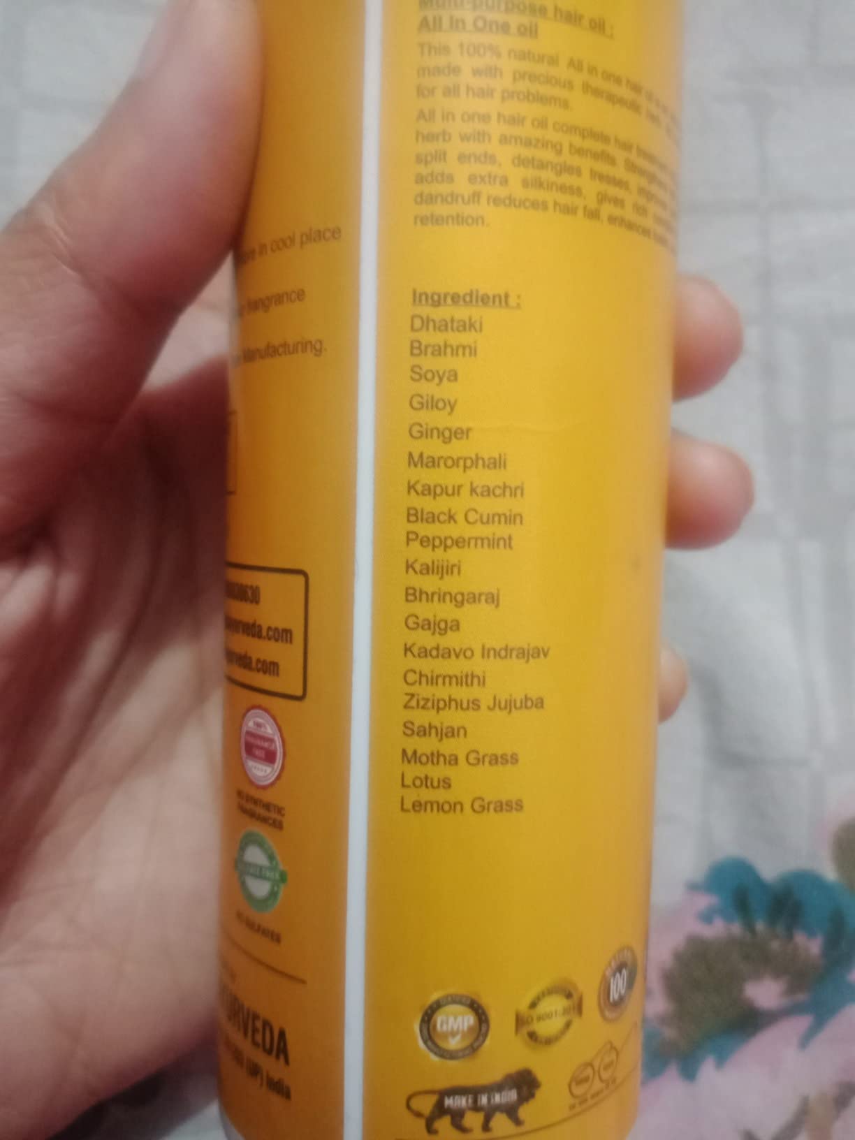 Buy Jeevan Jyoti Ayurveda All In One Hair Oil For Unisex | All in One ...