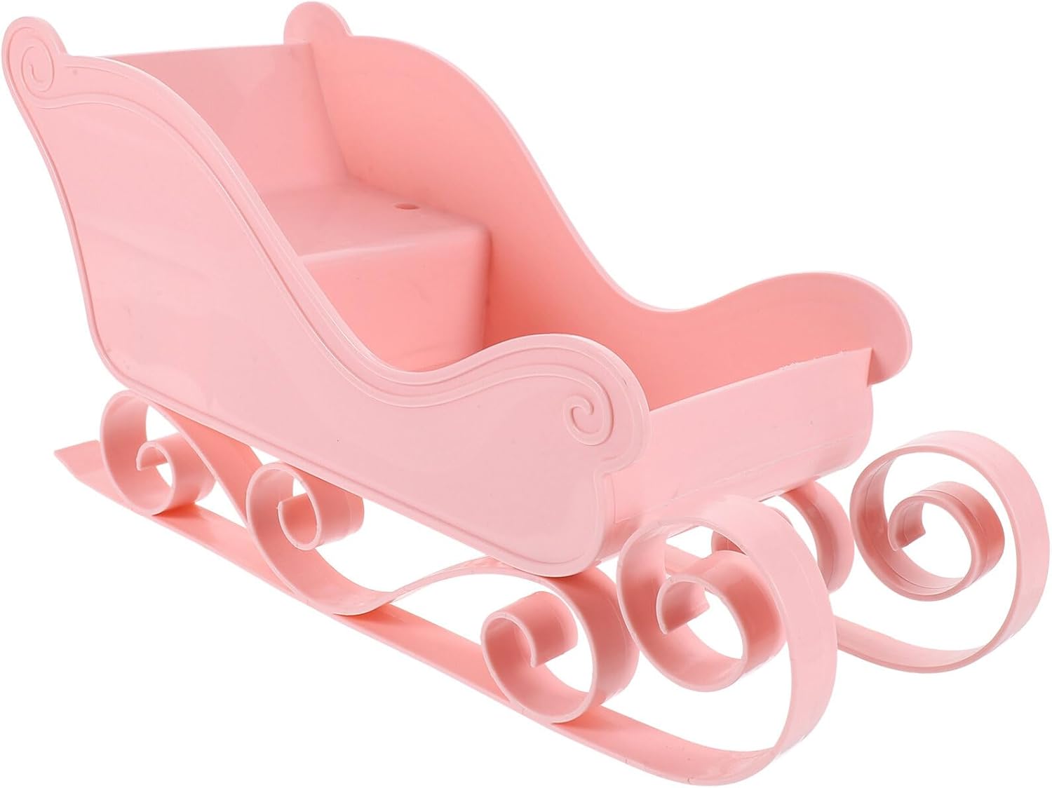 Amazon.com: BESTOYARD 11 Inch Mini Christmas Sleigh Plastic Santa ...