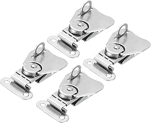 uxcell 4Pcs Butterfly Twist Latch, 2.52 Inch Stainless Steel Spring ...