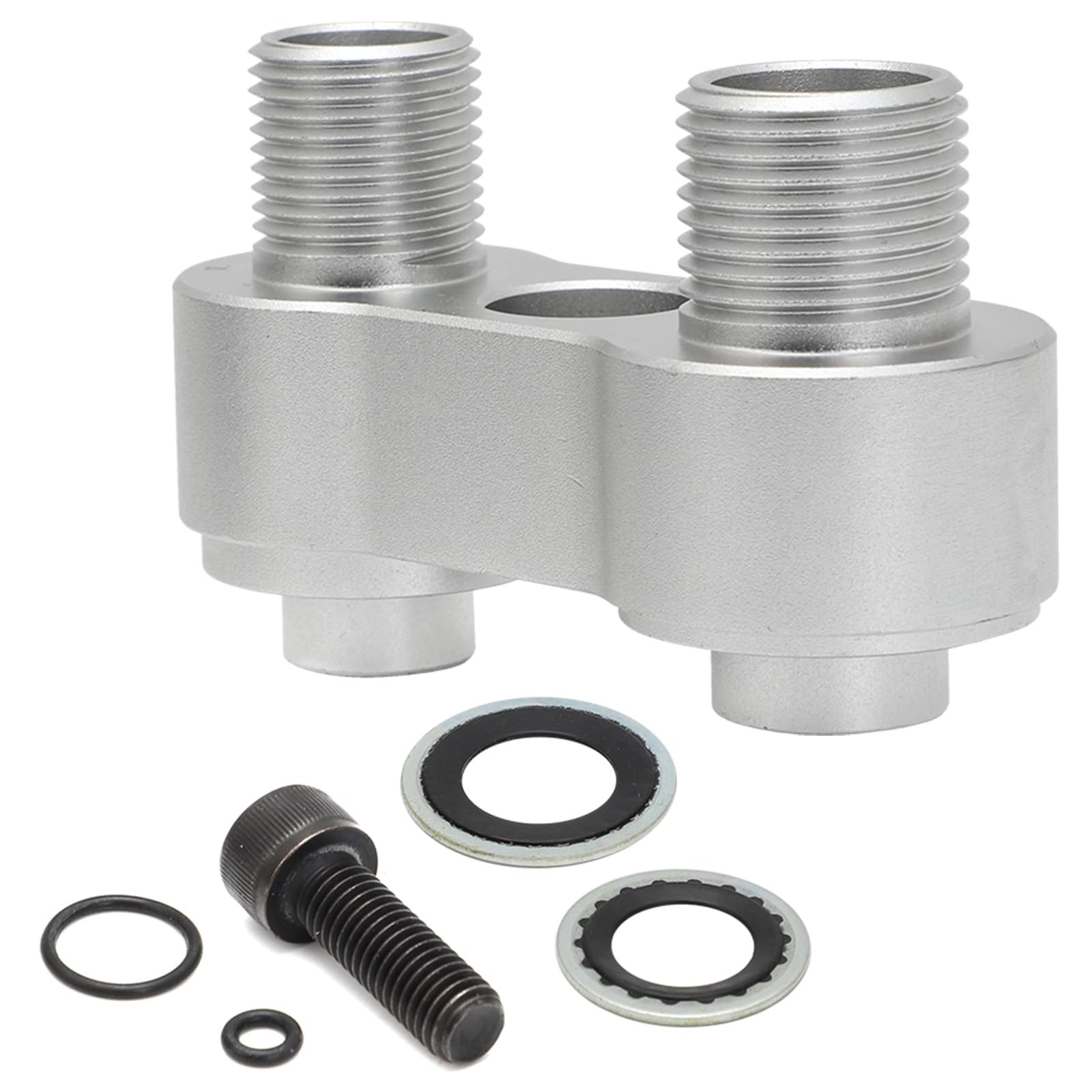 Snapklik.com : Motoparty AC Compressor Adapter For LS GM R4 Fitting
