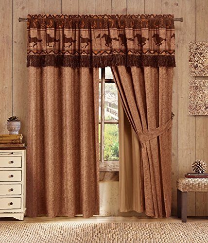 Decorate with Western Curtains -[rustic style window treatments]