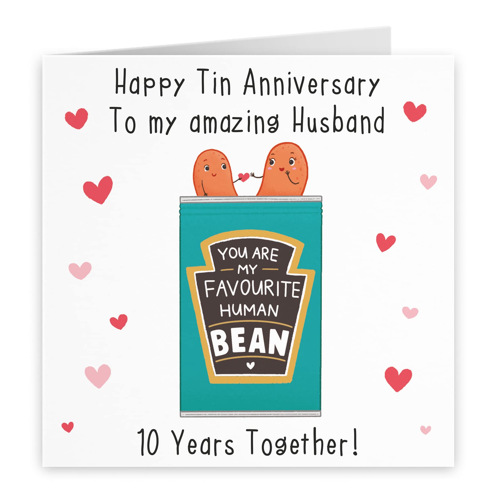 Hunts England – Funny Husband 10th Favourite Human Bean Anniversary ...