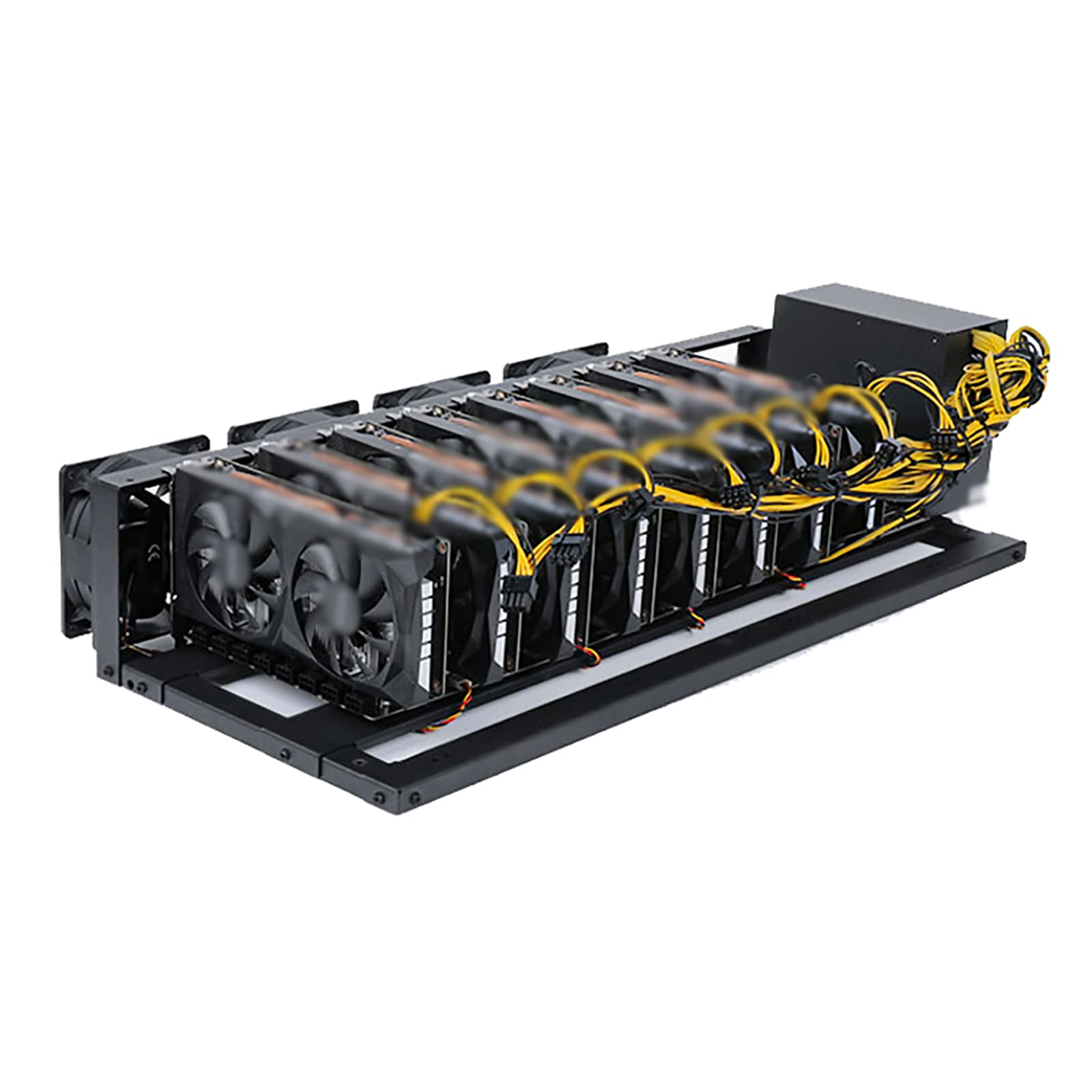 Buy MIISAGS Mining Rig Complete System, 65mm Slot Pitch, 8 GPU Motoard ...