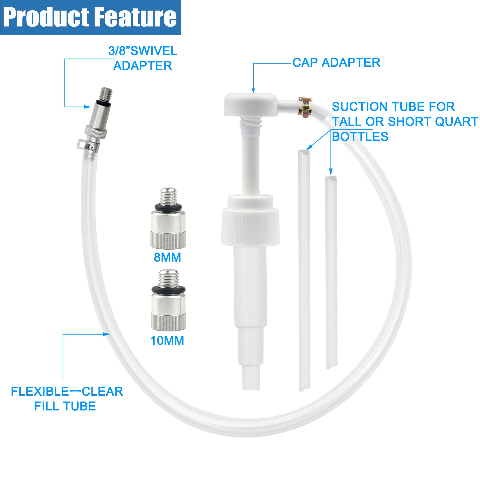 Snapklik.com : Lower Unit Gear Oil Pump For Standard Quart Bottles ...