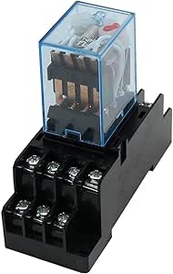 Amazon.com: 1 Set MY4NJ Small Electromagnetic Power Relay AC 12V 24V 36V 48V 110V 220V 380V Coil ...