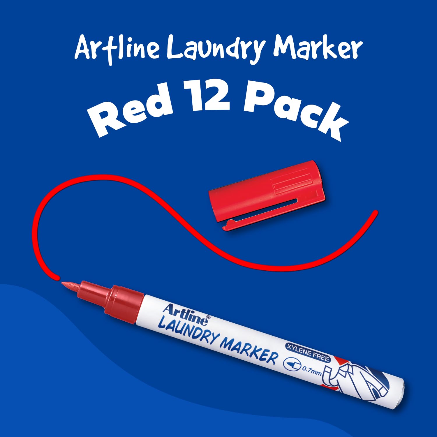 Snapklik.com : Artline Laundry Fabric Markers Permanent For Clothes ...