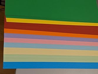Amazon.com: Poster Board Paper,100 Pack Poster Board 10 Assorted Color ...