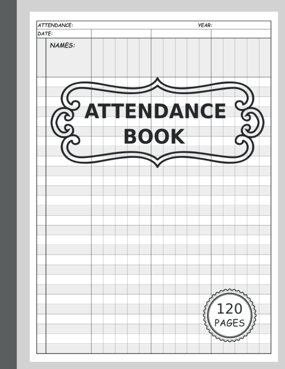 Buy Attendance Book: Simple Attendance Tracker with Free Space ...