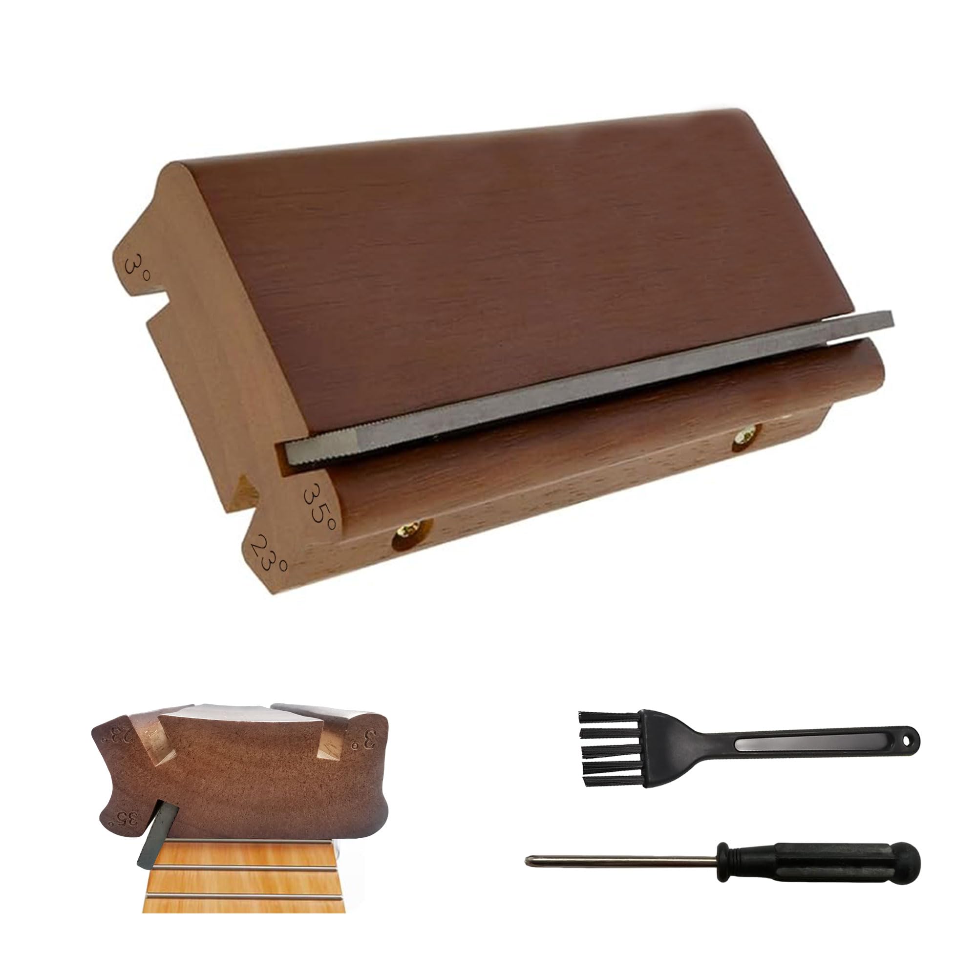 Amazon.com: Guitar Fret End Dressing File, 3/23/35 Degree Fret Beveling ...