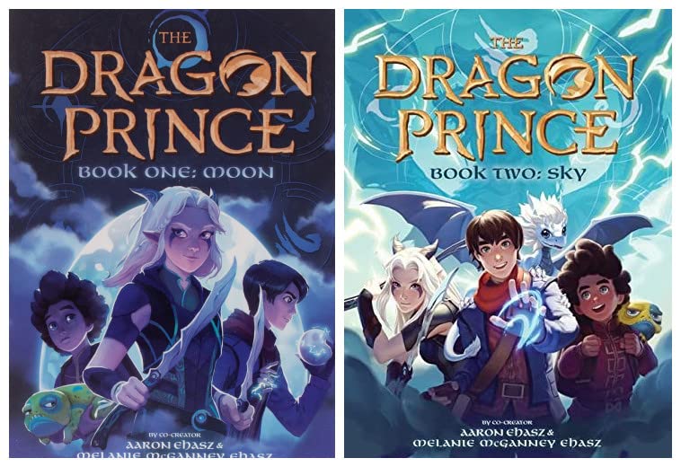 The Dragon Prince Series 2 Books Set: Book One: Moon, Book Two: Sky ...