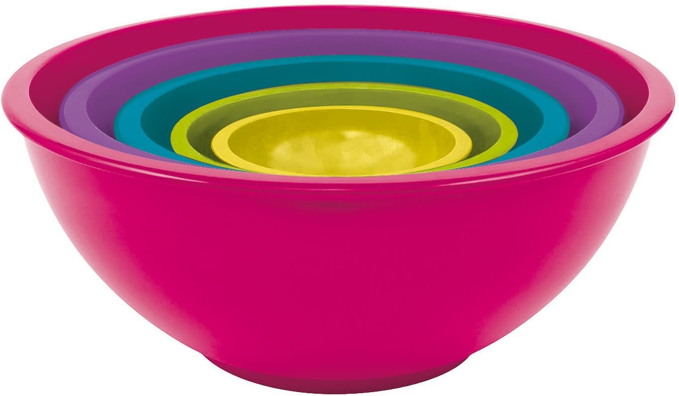 Zak Designs 1791-550 Serving Bowls Set of 5 Melamine : Amazon.co.uk ...