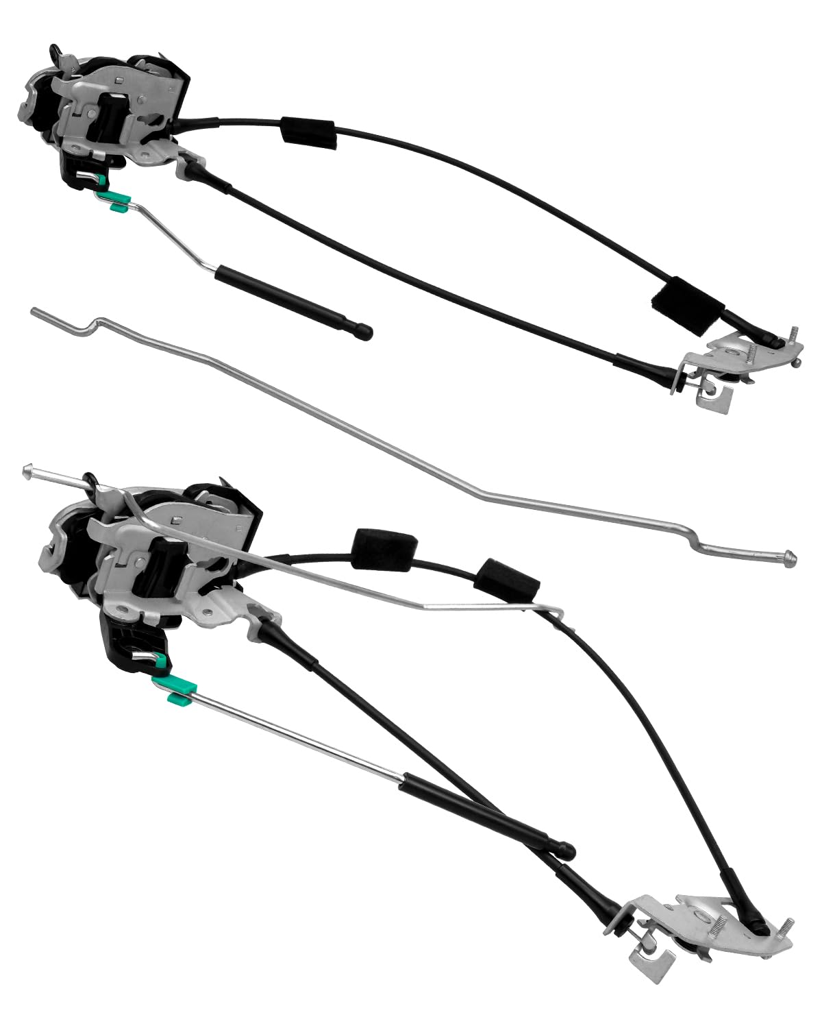 Amazon.com: 2Pcs Door Latch Lock Cable Rod Assembly Fit for Ford E150 ...