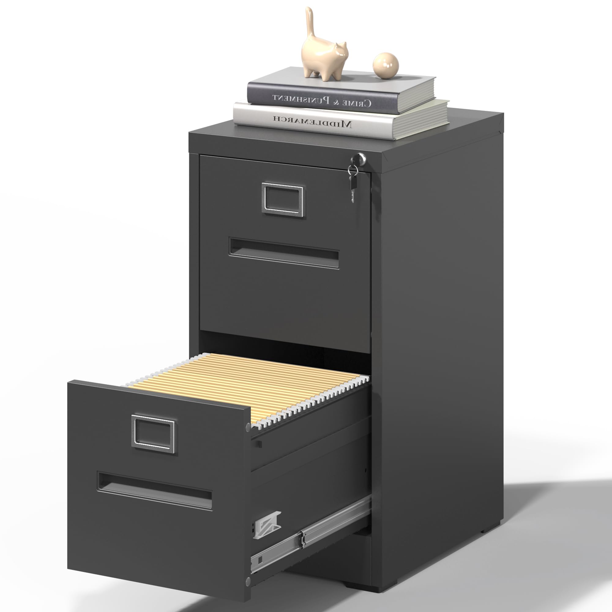 Snapklik.com : VIYET 2 Drawer File Cabinet,Metal Filing Cabinets