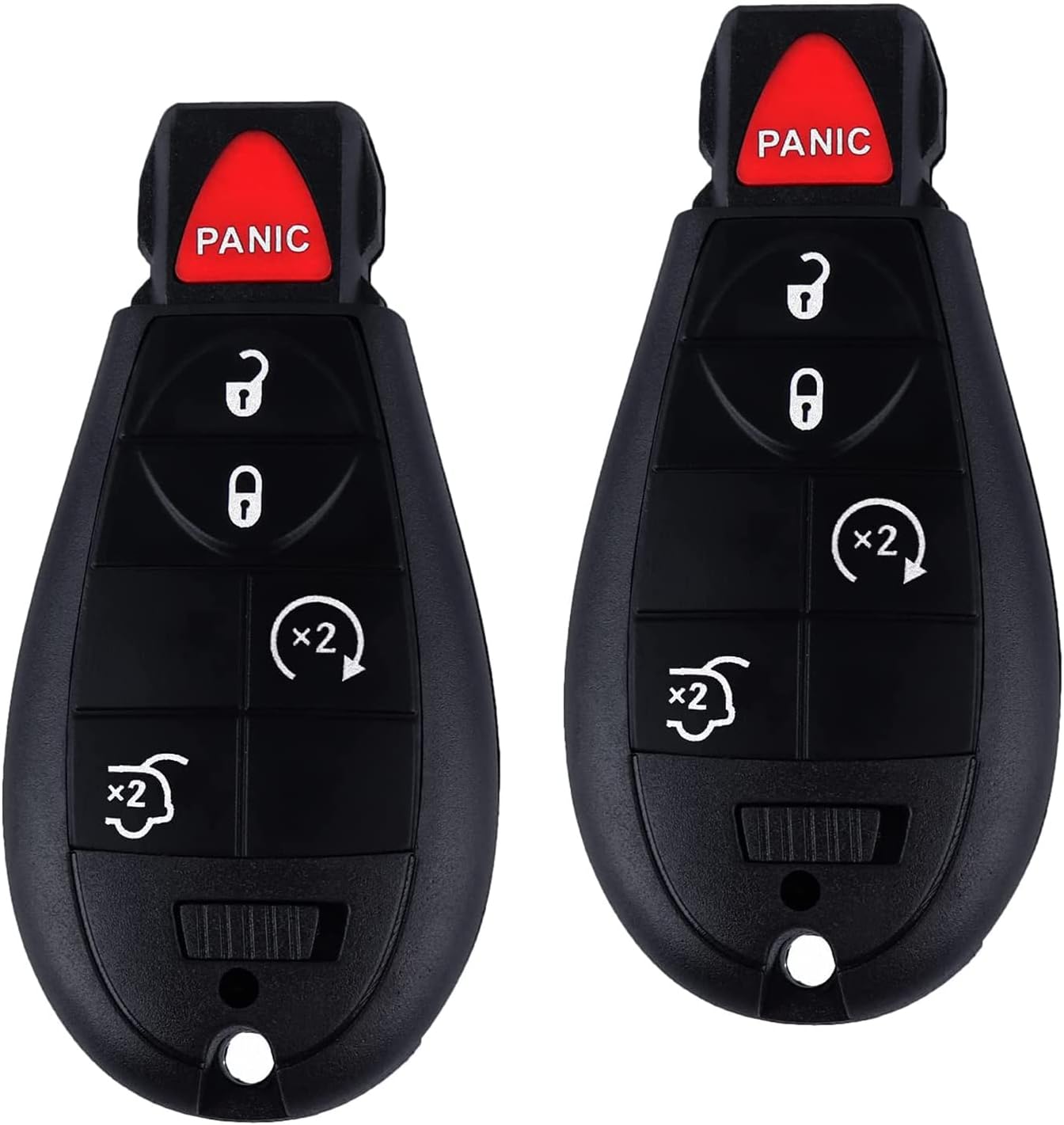 Amazon.com: 5 Buttons Replacement for Keyless Entry Remote Car Key ...