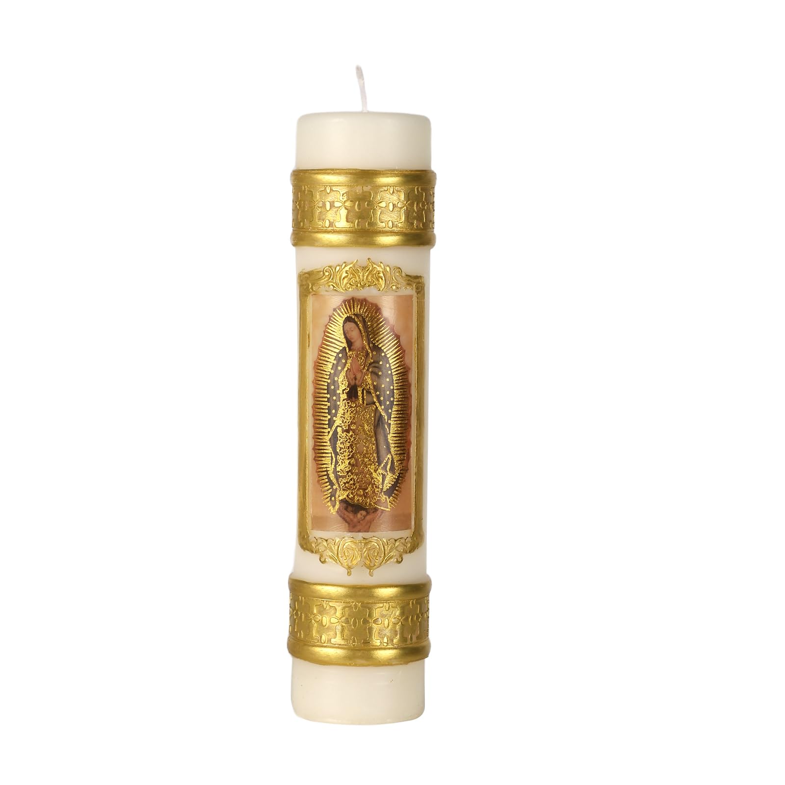 Amazon.com: Religious Candles Catholic,Virgen De Guadalupe Prayer ...