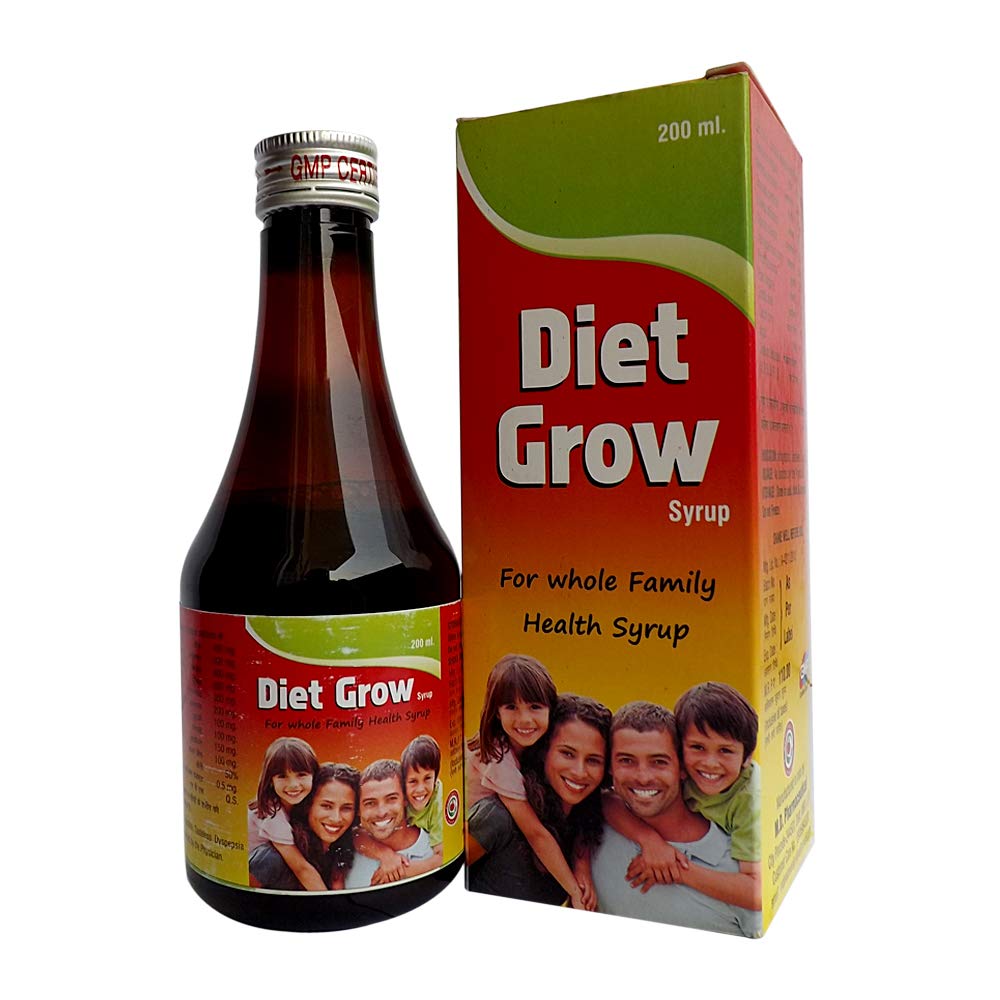 Buy MD Diet Grow Ayurvedic Syrup | Family Appetite Stimulator and ...