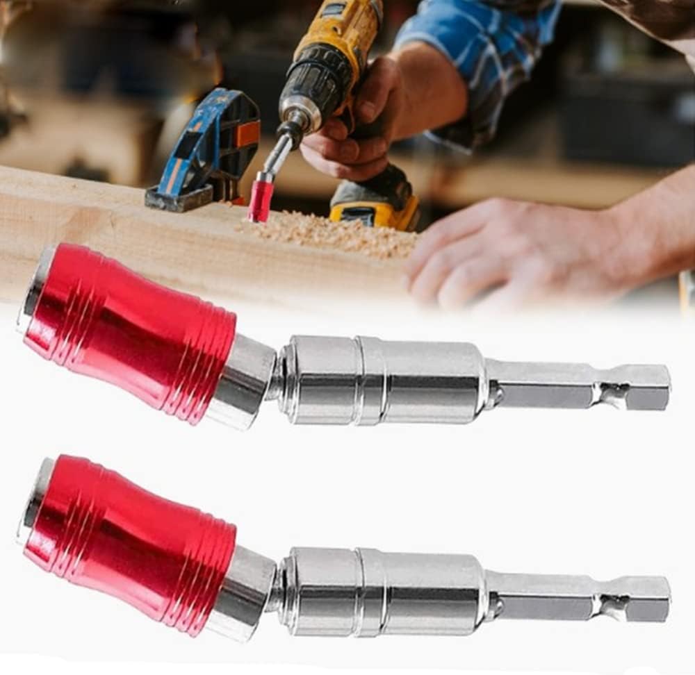Amazon.com: Tzou 2 Pieces 1/4" Pivoting Bit Tip Holder,Magnetic Drill ...