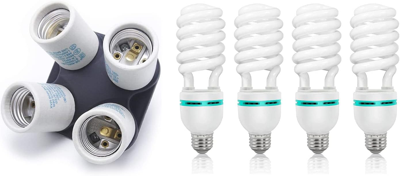 Amazon.com : LimoStudio 45 Watt, 6500K CFL Daylight Bulb for ...