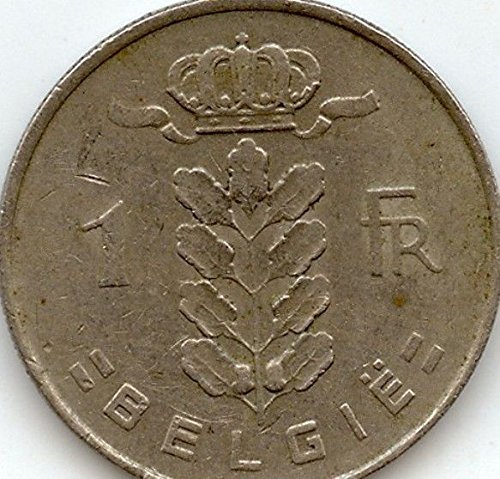 1991 UK Belgium 1 Franc Frank Coins coin Good at Amazon's Collectible ...