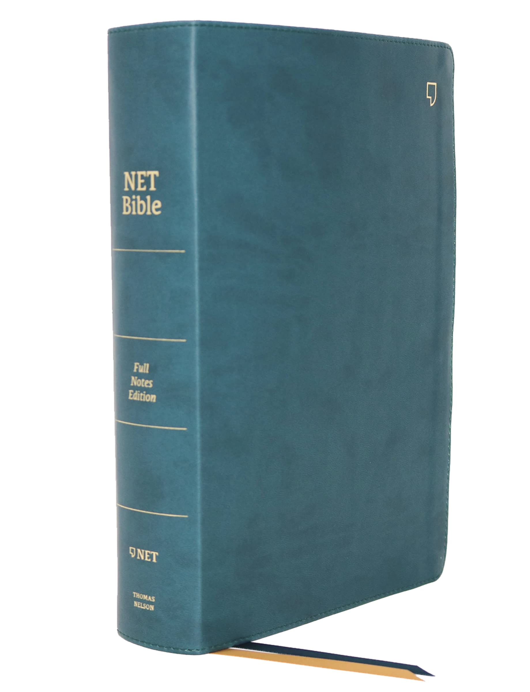 NET Bible, Full-notes Edition, Leathersoft, Teal, Comfort Print: Holy ...