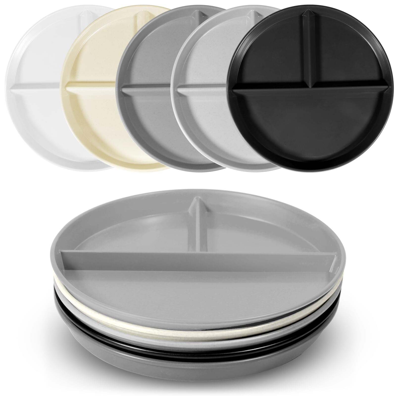 Amazon.com | DYB DONGYONGBAO Portion Control Plate For Weight loss 9 ...