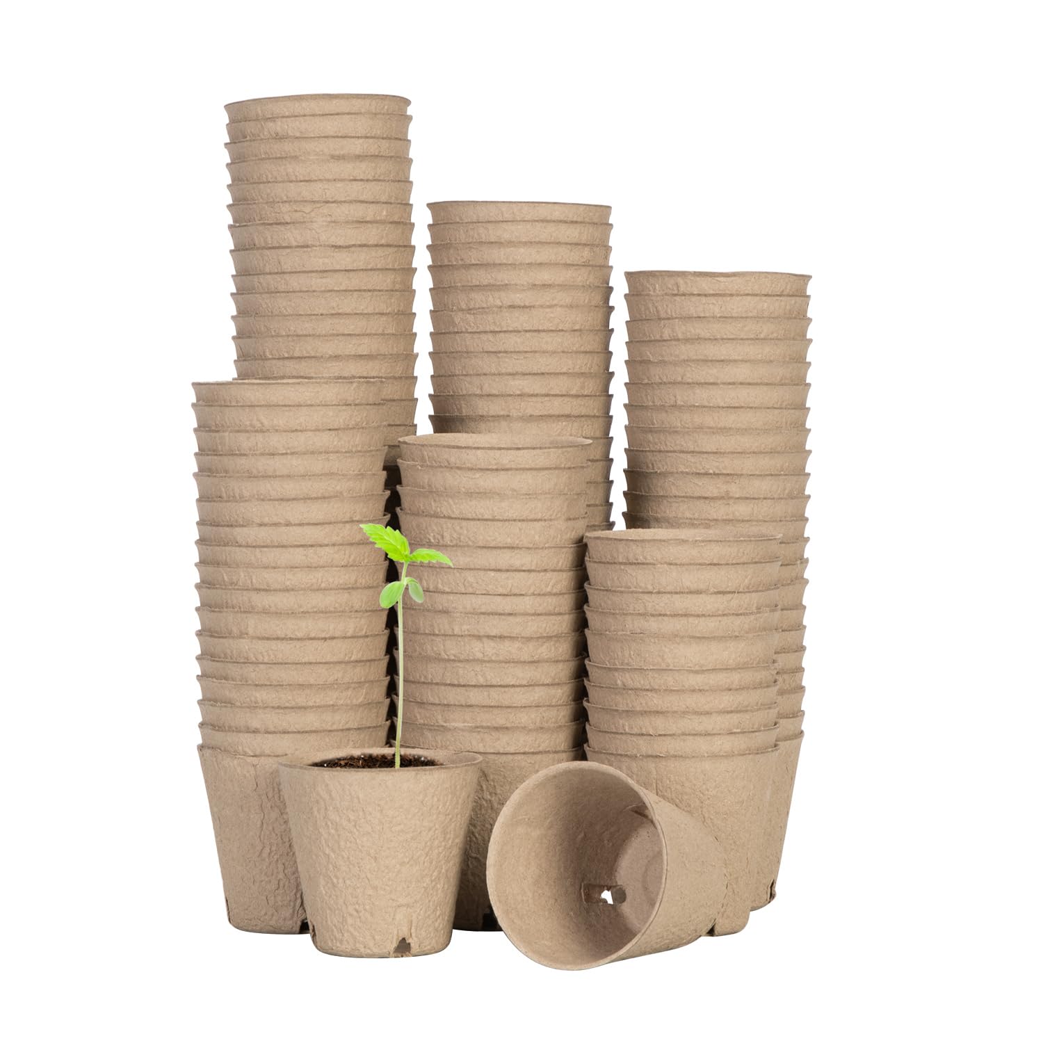 Amazon.com: VIVOSUN Peat Pots, 120 Packs 3.15-Inch Seed Starting Pots ...