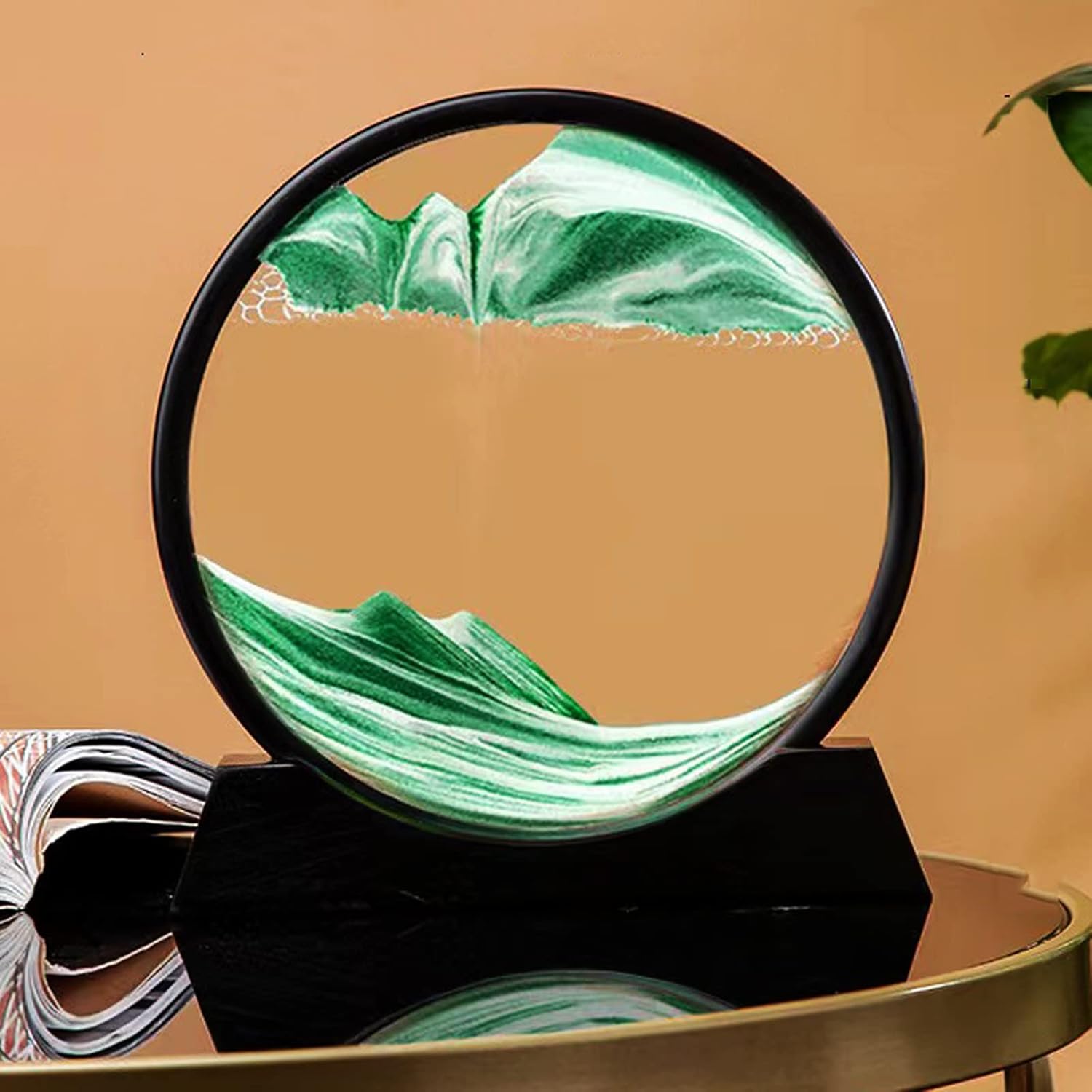 Amazon.com: Yevheniy Moving Sand Art Picture,3D Hourglass Deep Sea ...