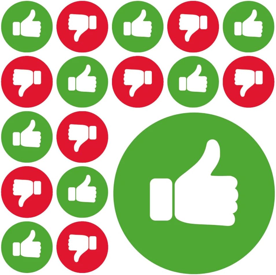 900 Mini Tick And Cross Marking Stickers 10mm For Children, Teachers ...