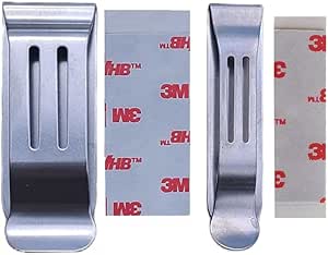 Stainless Steel Wireless Device Clips, 2-Pack, 0.6 and 1 Inch Sizes ...