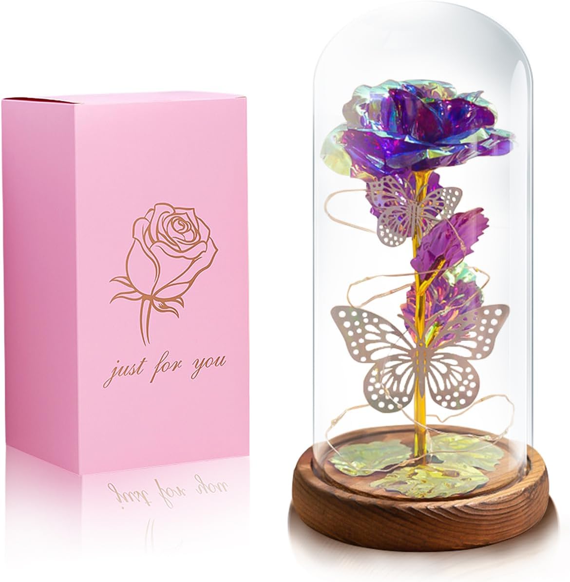 Amazon.com: Yugefom Rose Flowers Gifts for Women Valentines Day Gifts ...