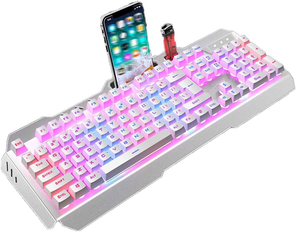 Amazon.com: ARCH Wired Gaming Keyboard with Multimedia Keys Mechanical ...