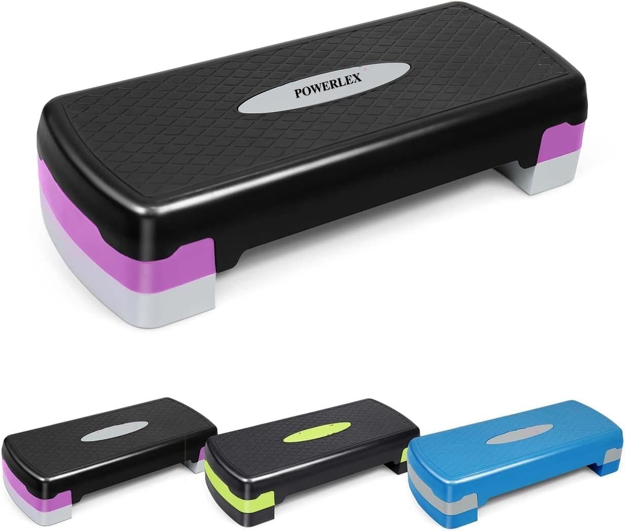 POWERLEX®Adjustable Ultimate Aerobic Step Platform | Take Your Workout ...