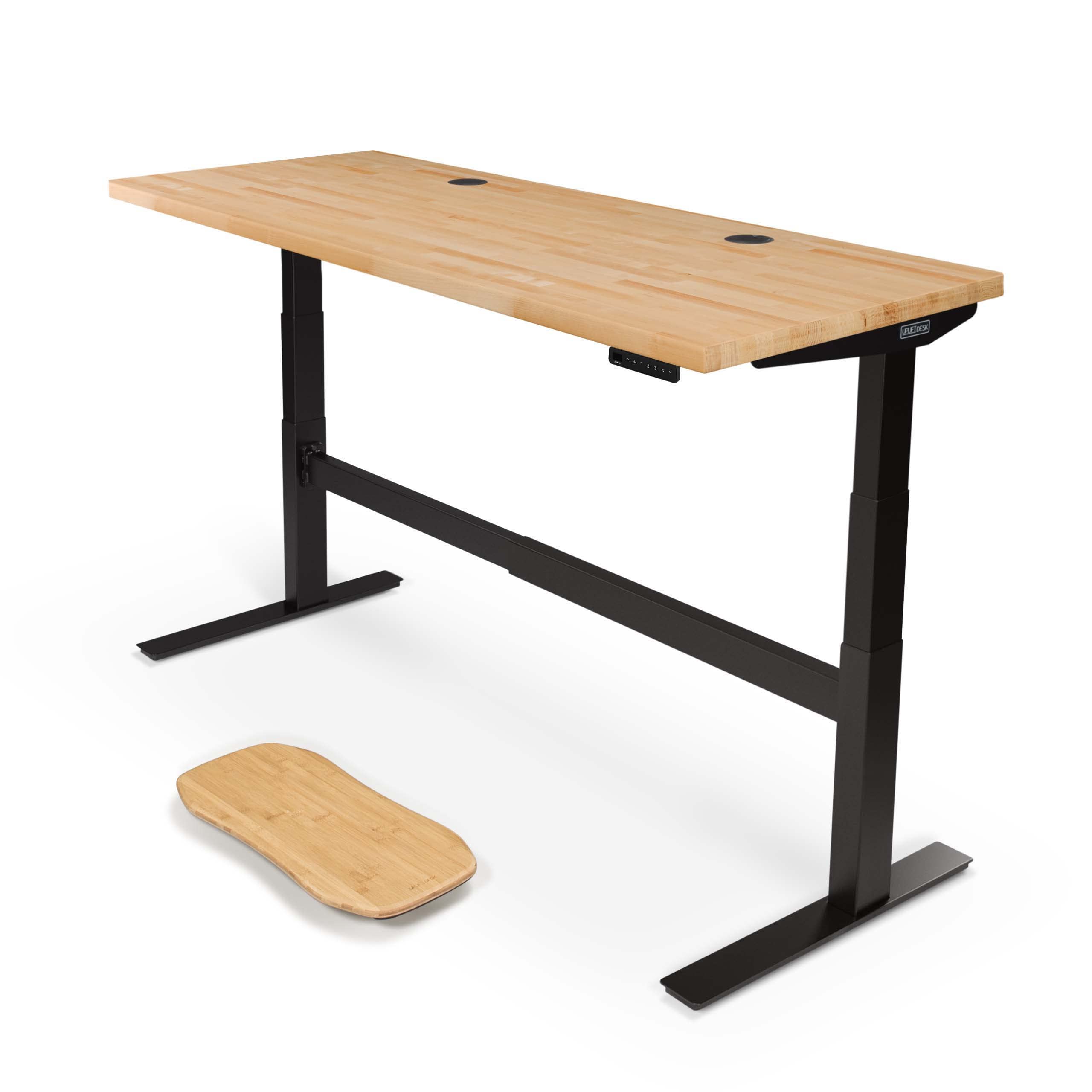 Amazon.com: Uplift Desk Birch Butcher Block (72 x 30 inch) Standing ...